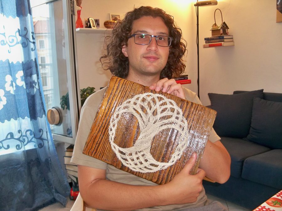 String art Tree of Life | #LRCrafts