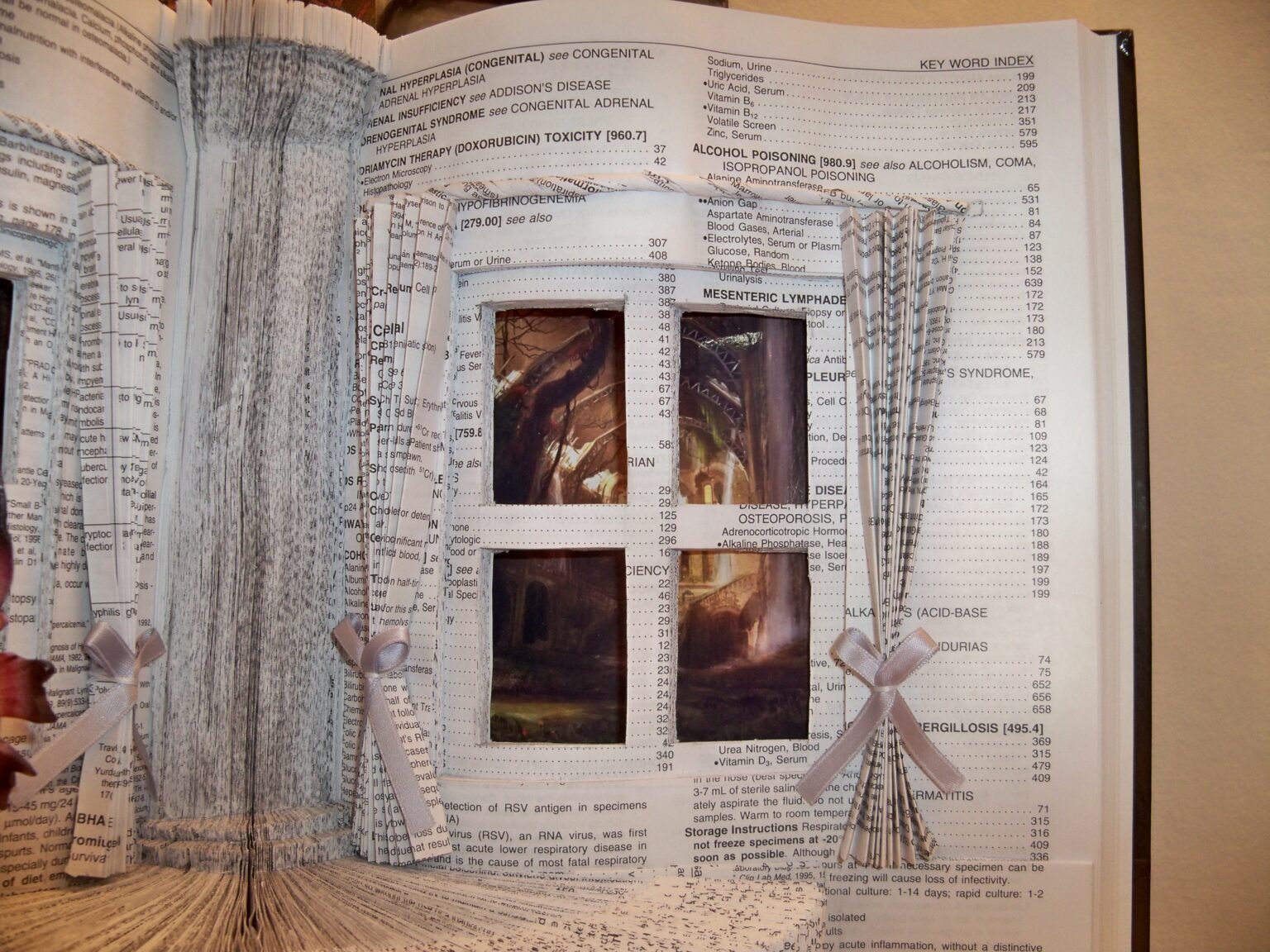 Book window: a portal through a fantasy world | #LRCrafts
