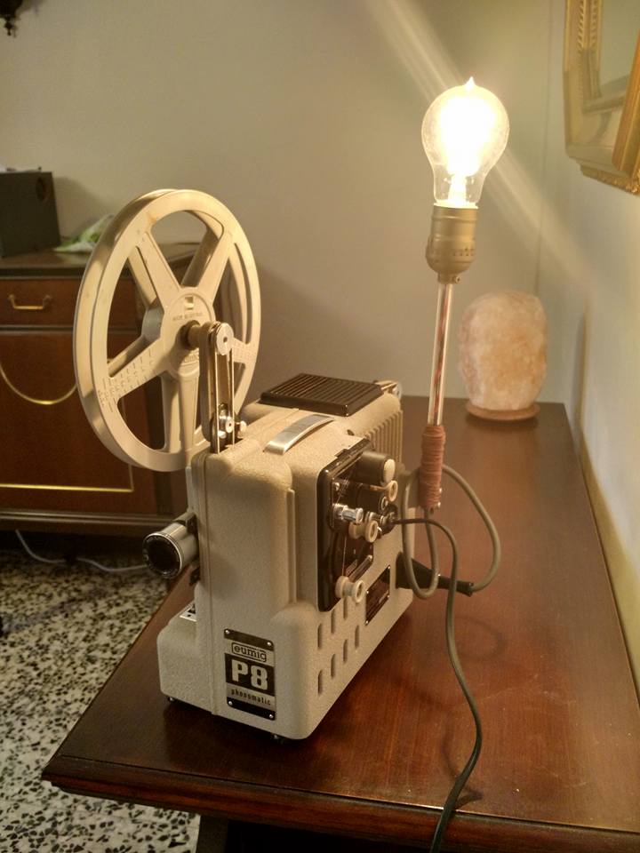 Vintage projector lamp | #LRCrafts