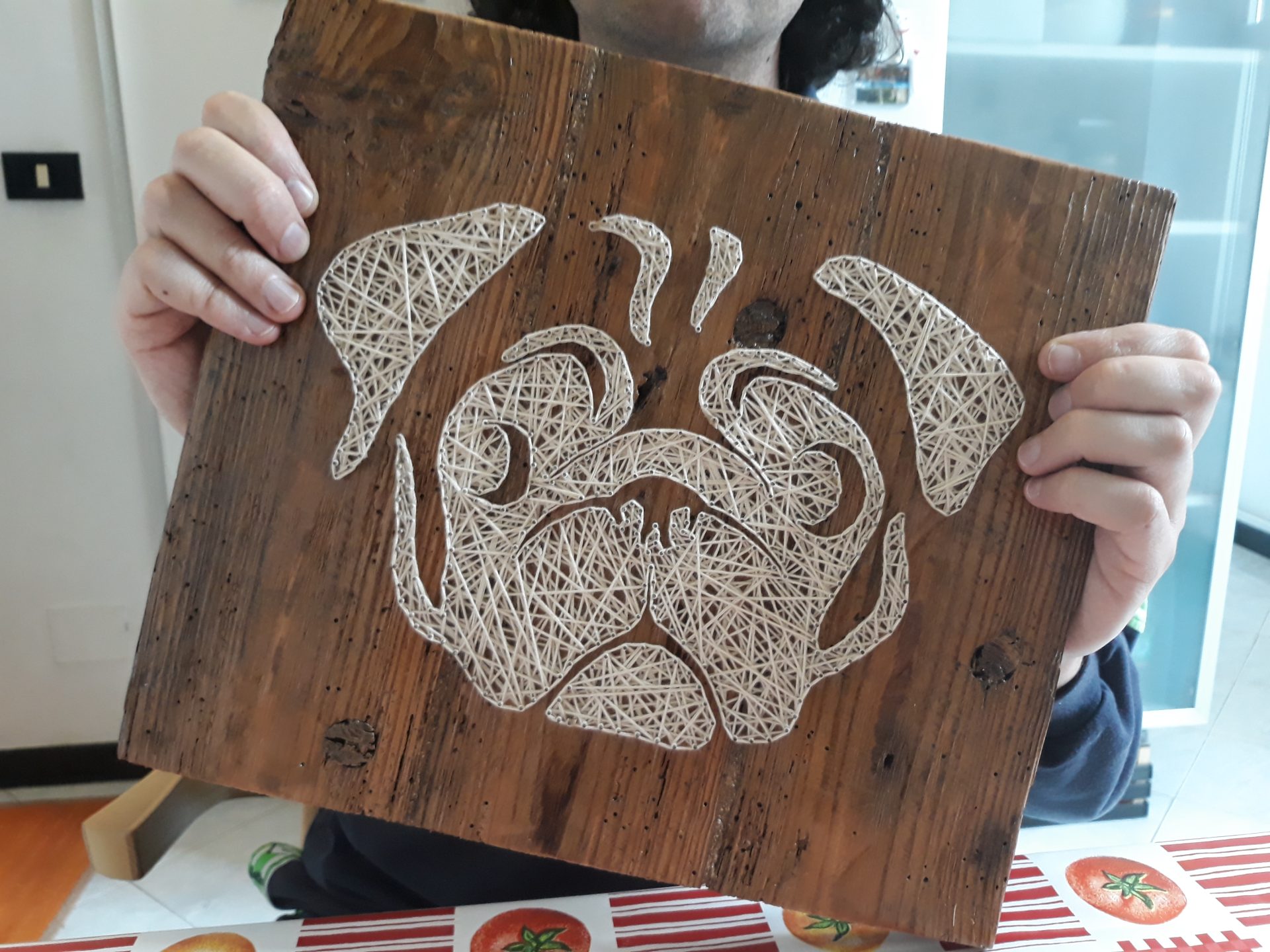 How to string art: an easy craft with nails and thread | #LRCrafts