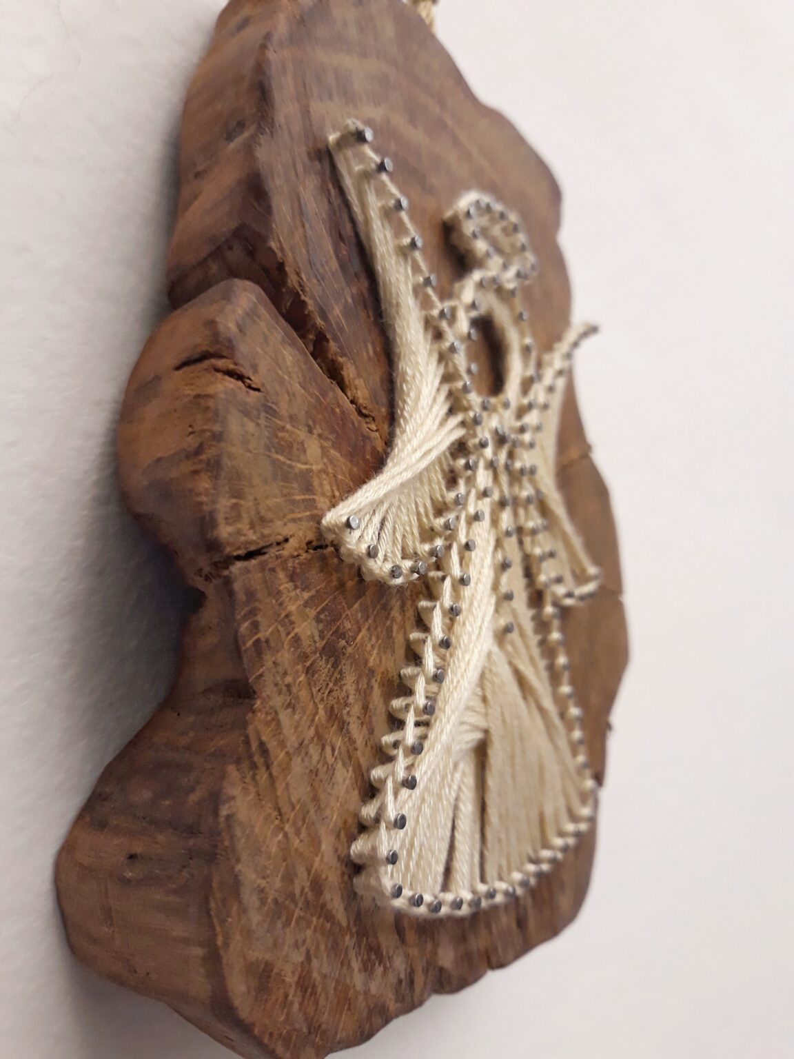 String art Christmas angel | #LRCrafts