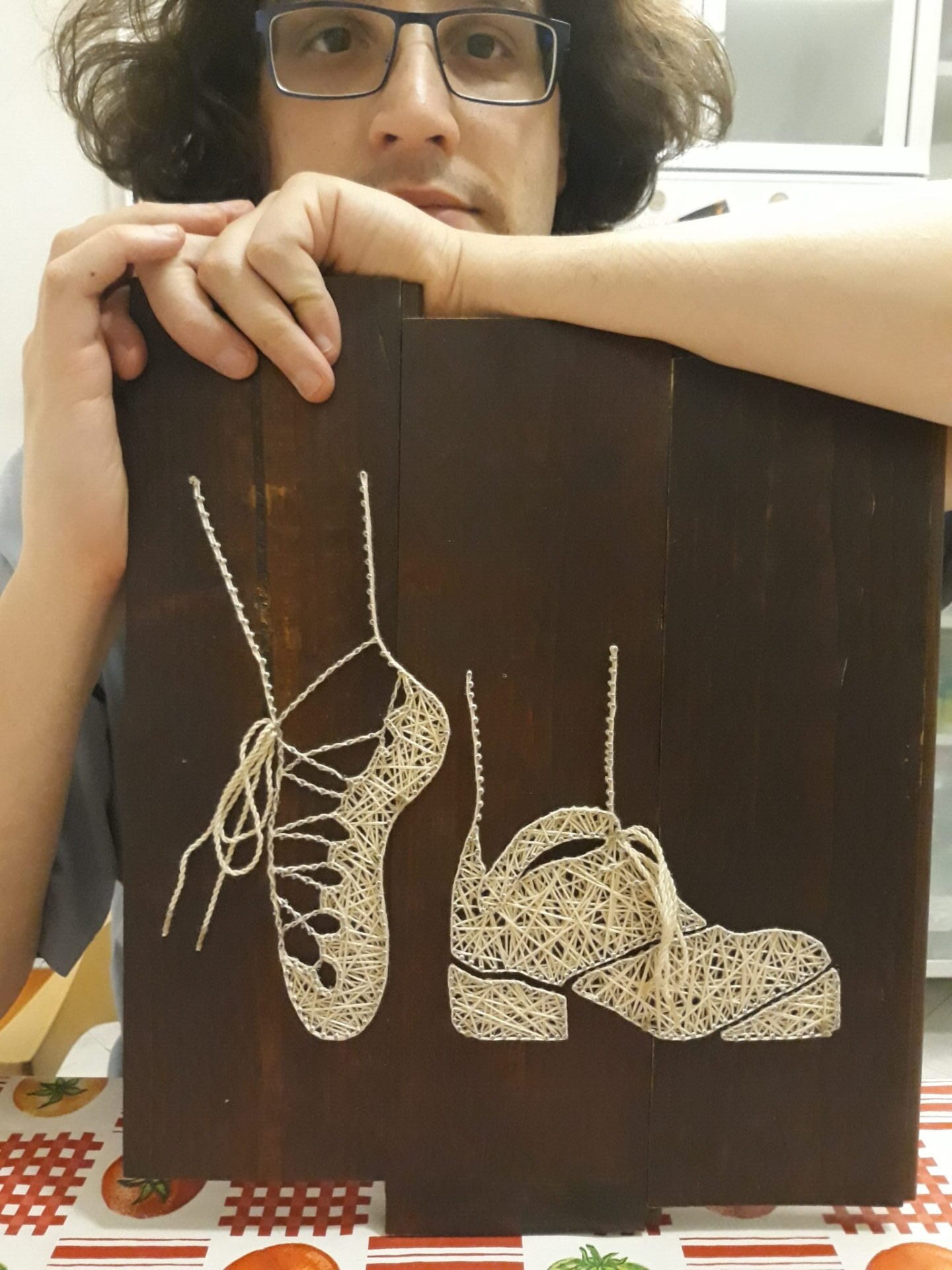 An Irish dance string art project | #LRCrafts