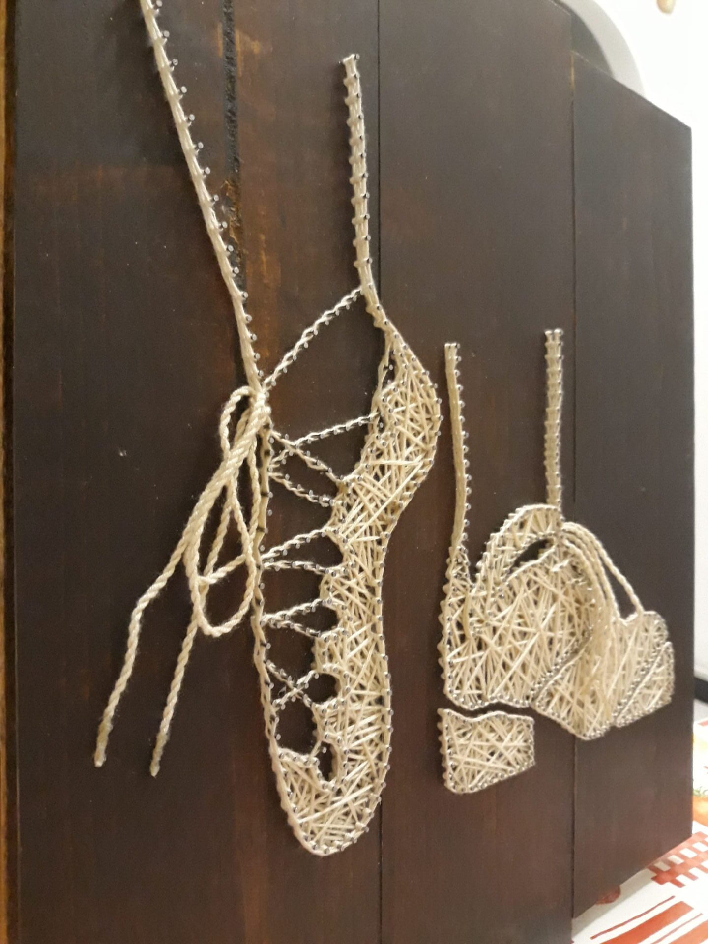 String art Irish dance shoes | #LRCrafts