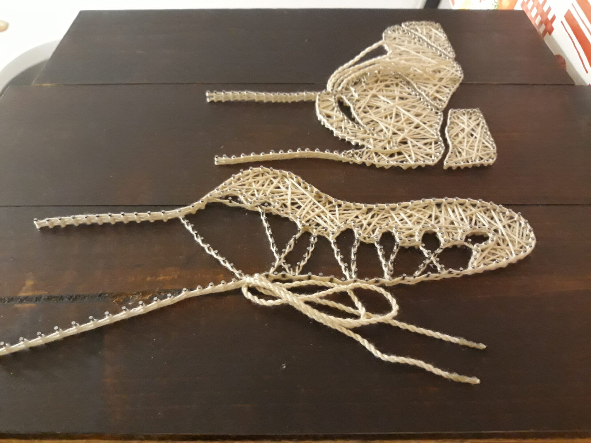 String art Irish dance shoes | #LRCrafts