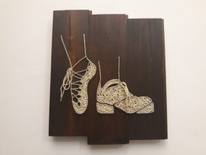 An Irish dance string art project | #LRCrafts
