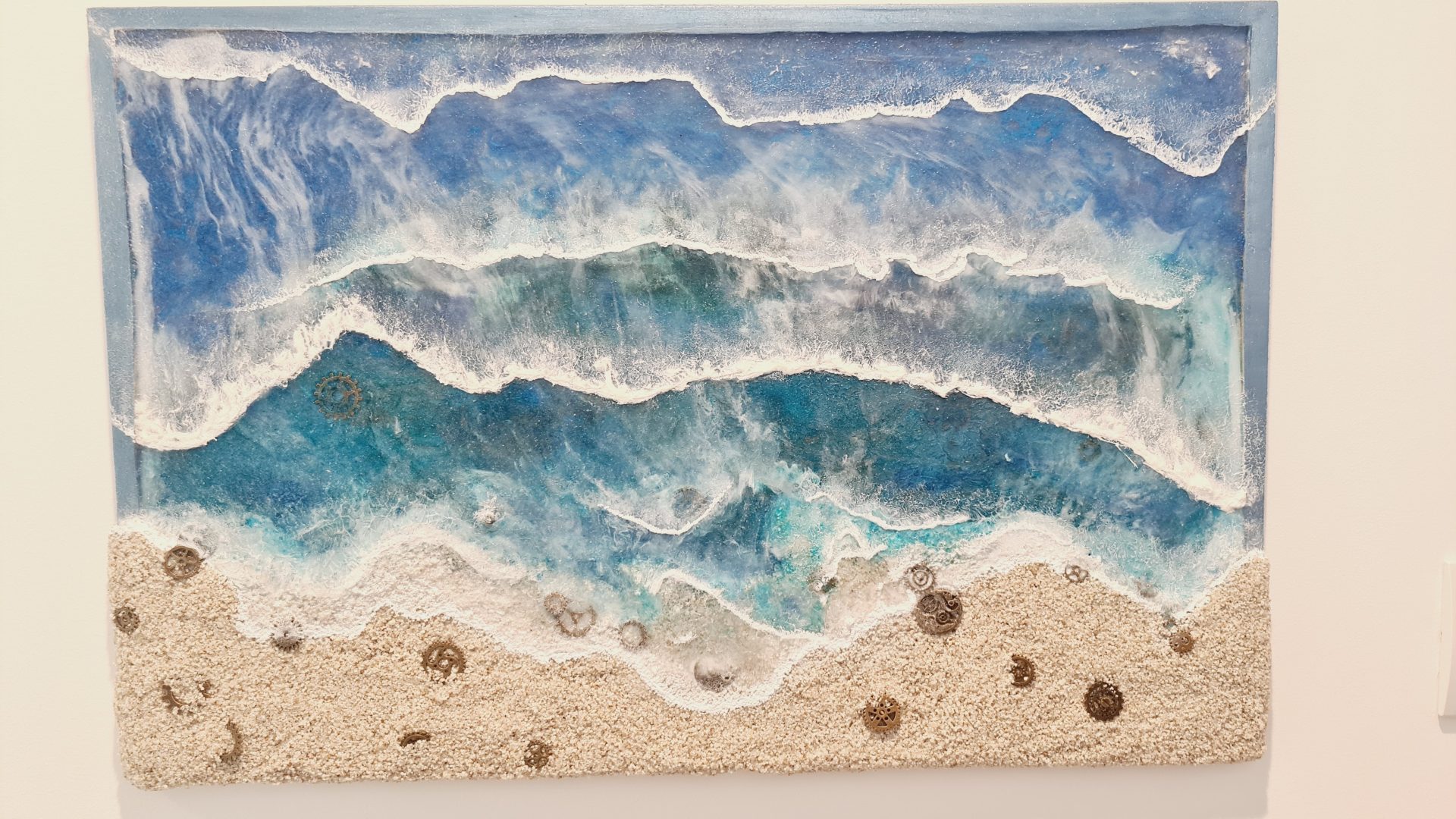 Epoxy resin beach | #LRCrafts