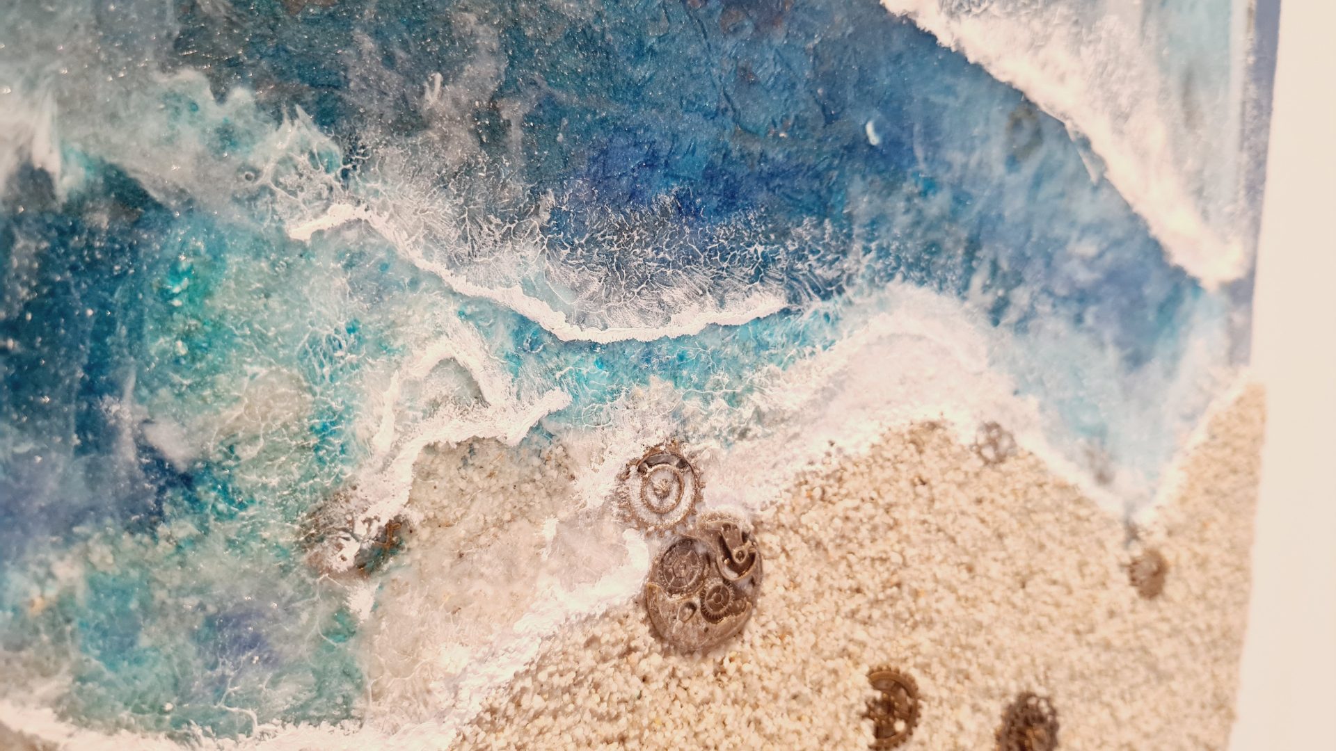Epoxy resin beach | #LRCrafts