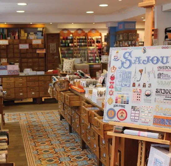 La Mercerie , embroidery shop in France | #LRCrafts