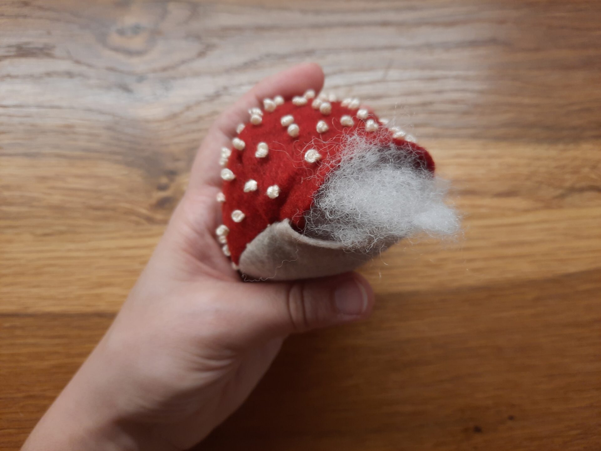 Sew a mushroom plush with free pattern, easy and quick | #LRCrafts