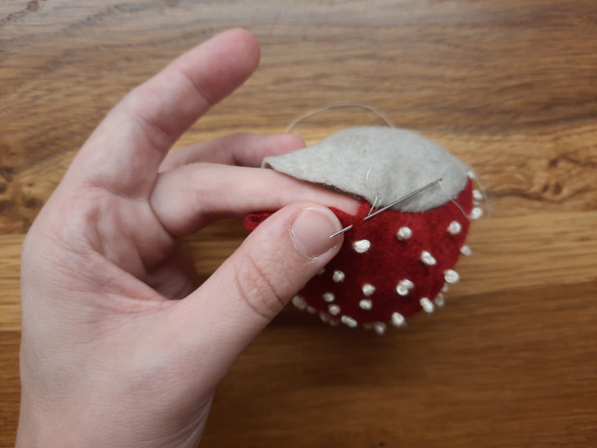 Sew a mushroom plush with free pattern, easy and quick | #LRCrafts