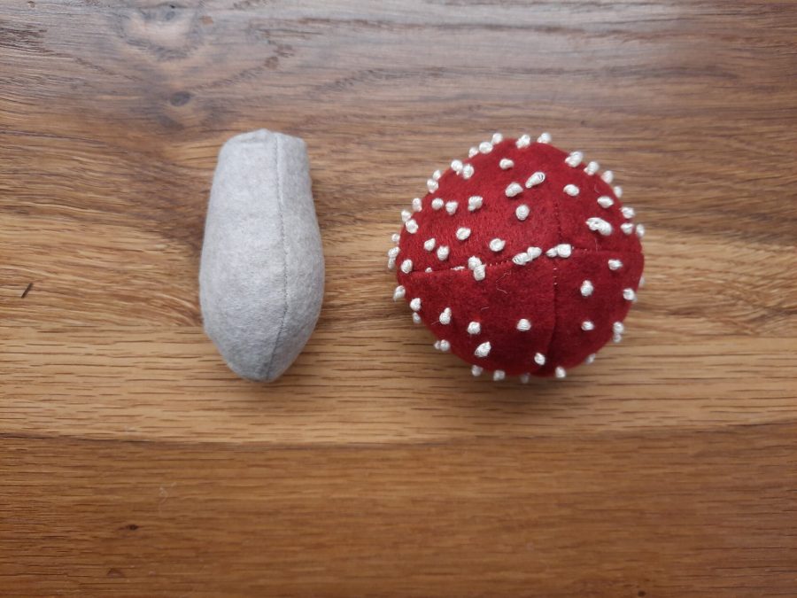 Sew a mushroom plush with free pattern, easy and quick | #LRCrafts