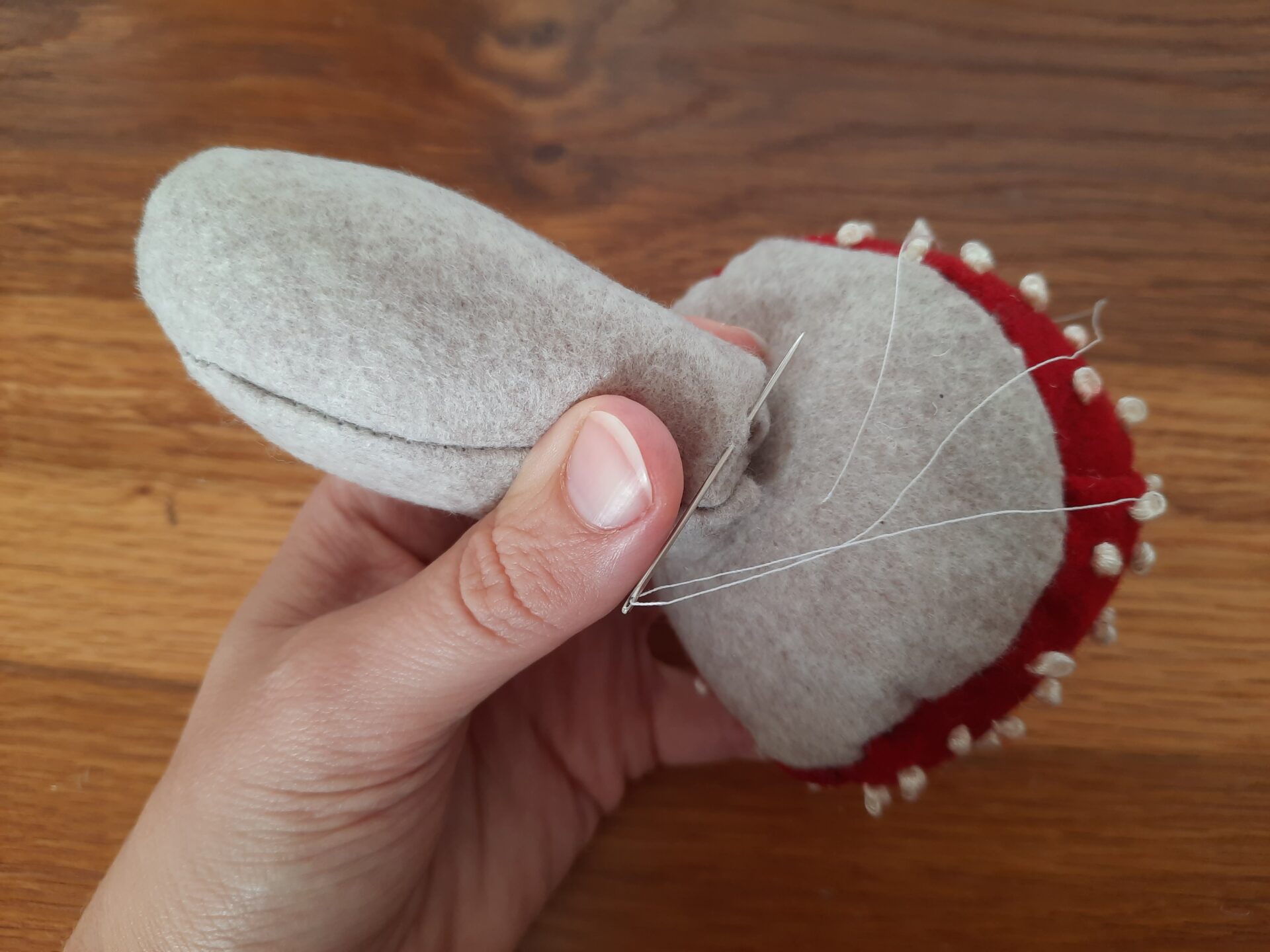 Sew a mushroom plush with free pattern, easy and quick | #LRCrafts