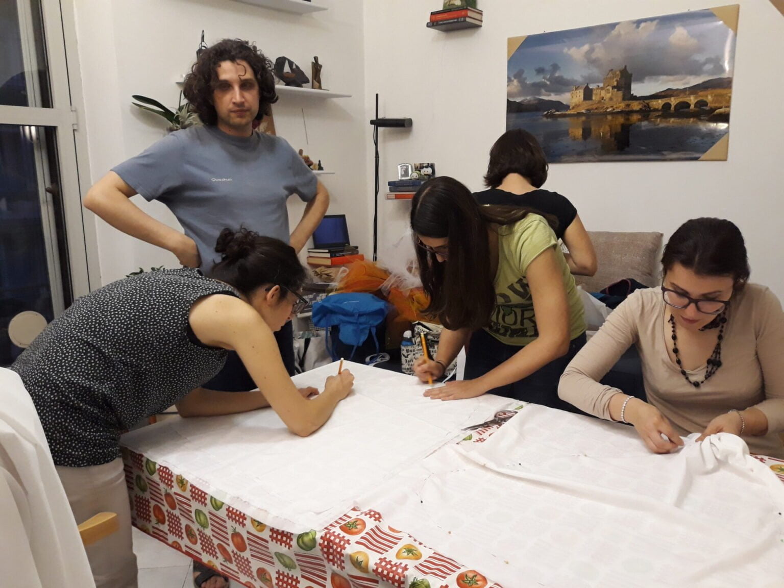 Crafting Irish dance show costumes with our friends | #LRCrafts