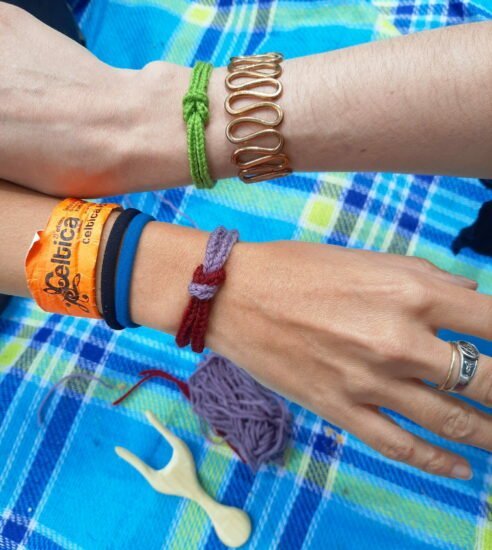 Bracelets you can make with the lucet, easy tutorial | #LRCrafts
