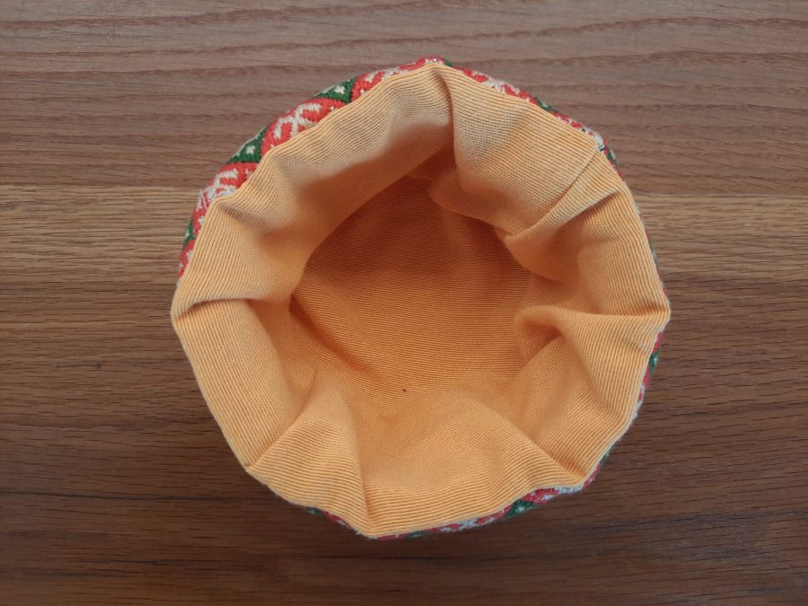 German Brick Stitch embroidered box | #LRCrafts